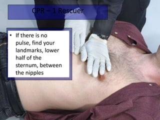 Cardiopulmonary resuscitation & management | PPTX