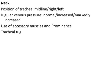 Cardio Respiratory Assesment | PPTX