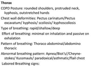 Cardio Respiratory Assesment | PPTX