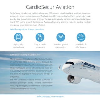 CardioSecur Aviation - Passenger Safety at Heart | PDF