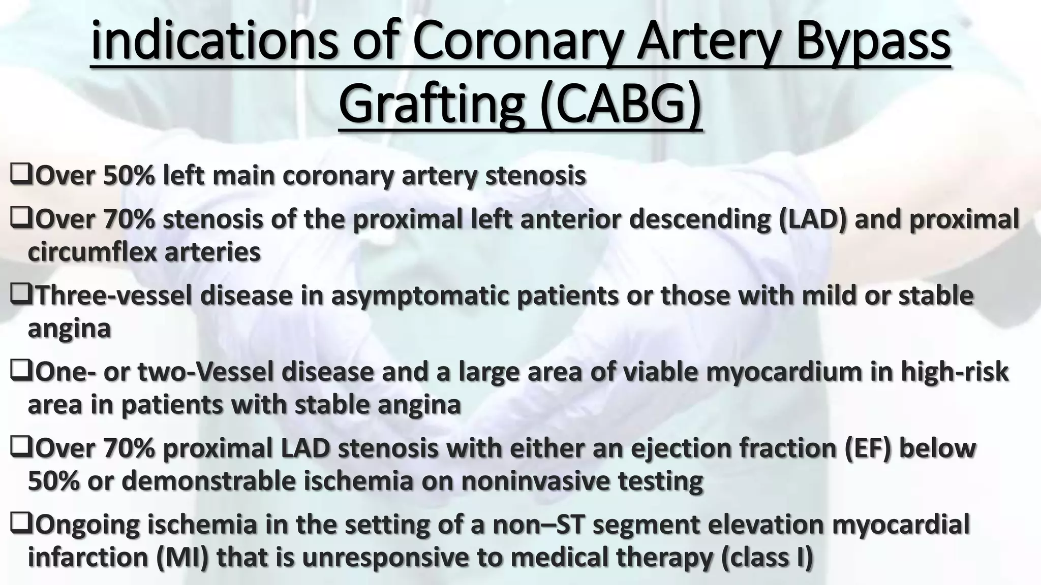 Cardio-thoracic surgery | PPTX