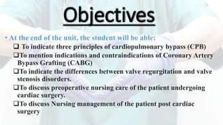 Cardio-thoracic surgery | PPTX