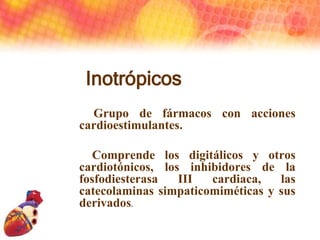Cardiotónicos inotrópicos | PDF