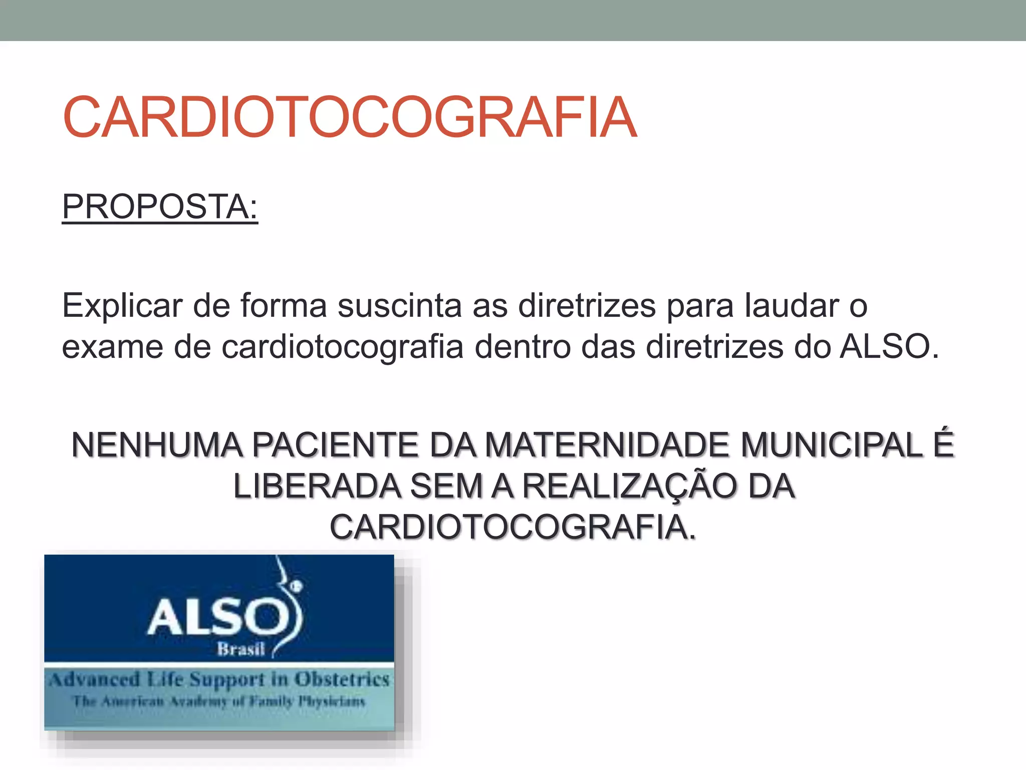 Cardiotocografia | PPTX
