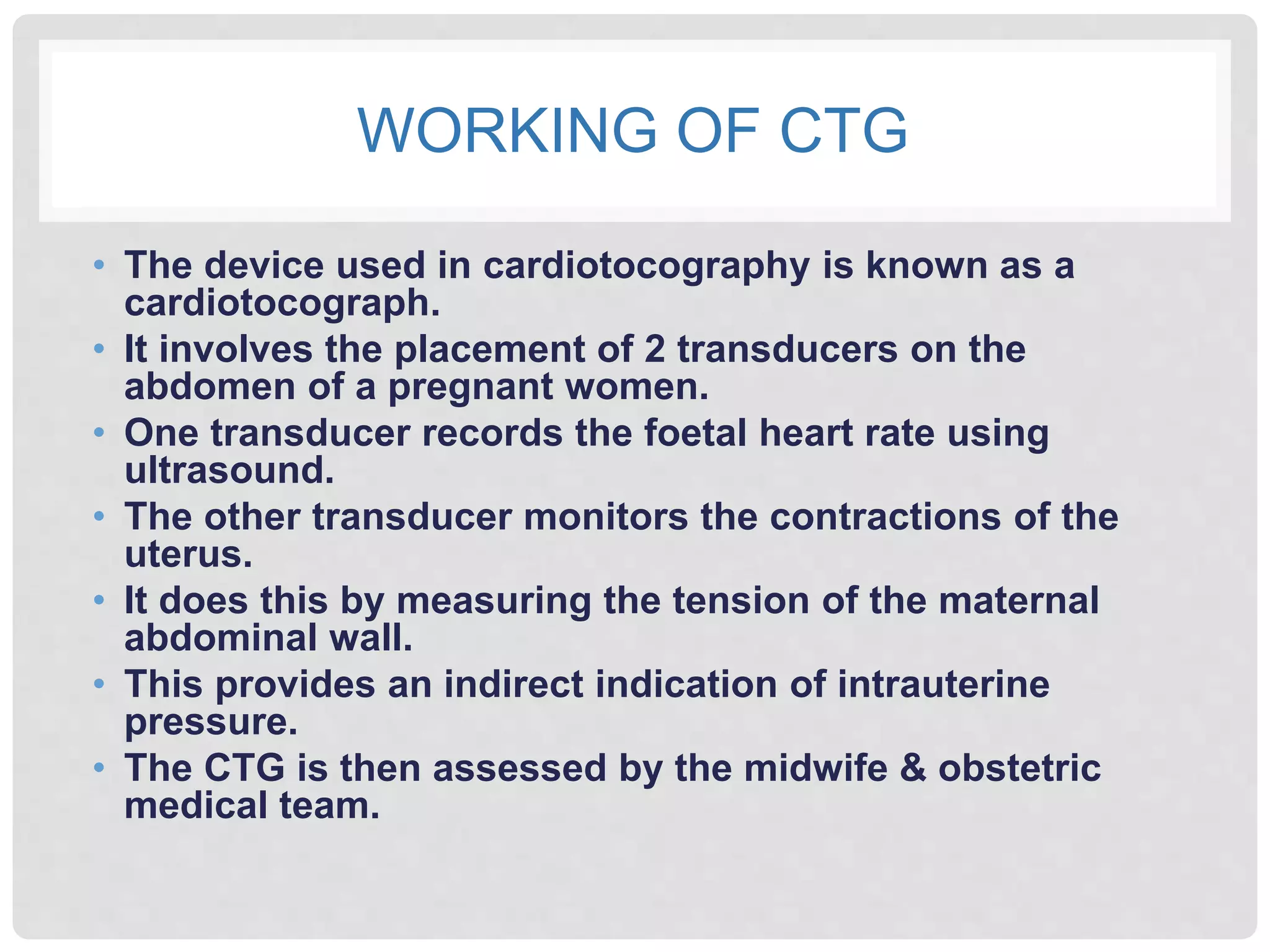 Cardiotocography | PPTX