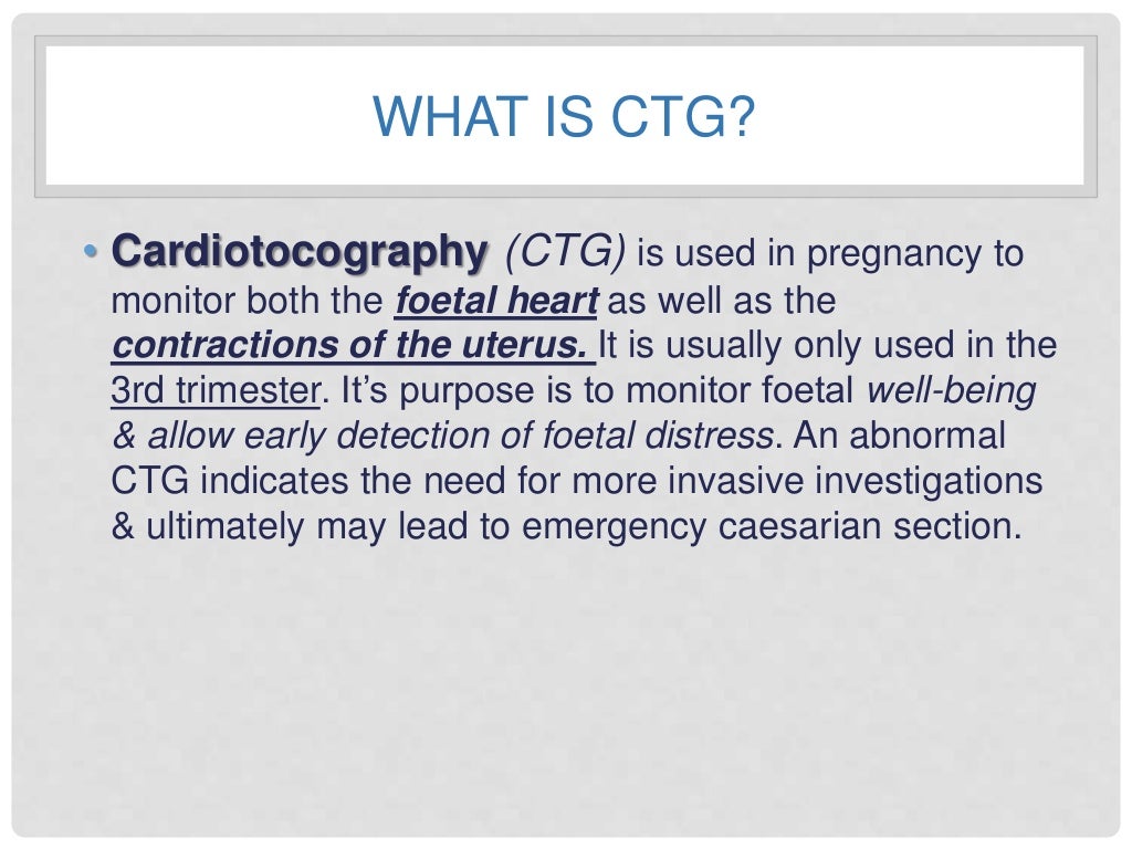 Cardiotocography