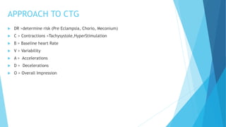 Cardiotocography | PPTX