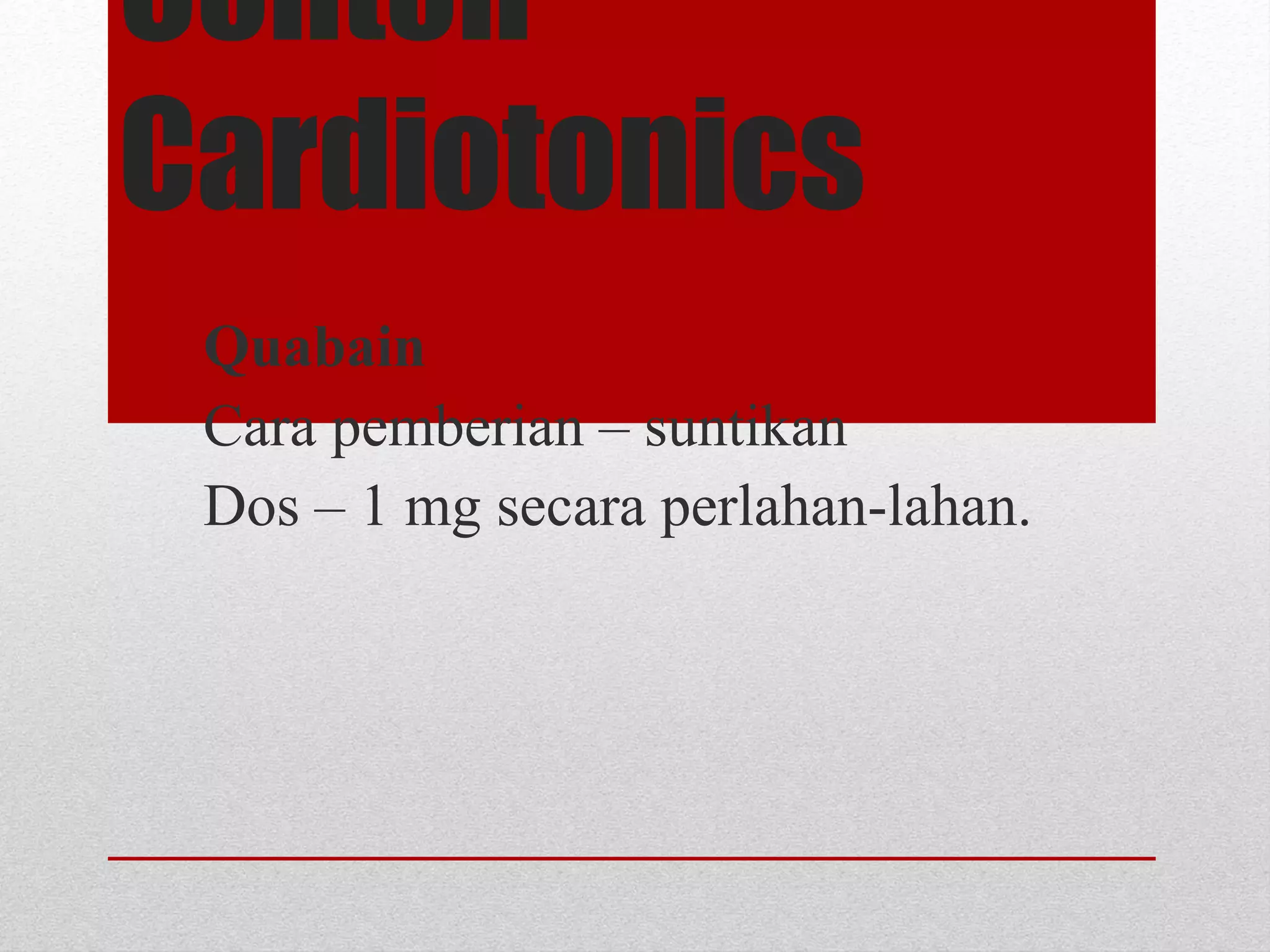 Cardiotonics - Cardiac Glycosides | PPT