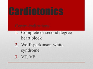 Cardiotonics - Cardiac Glycosides | PPT