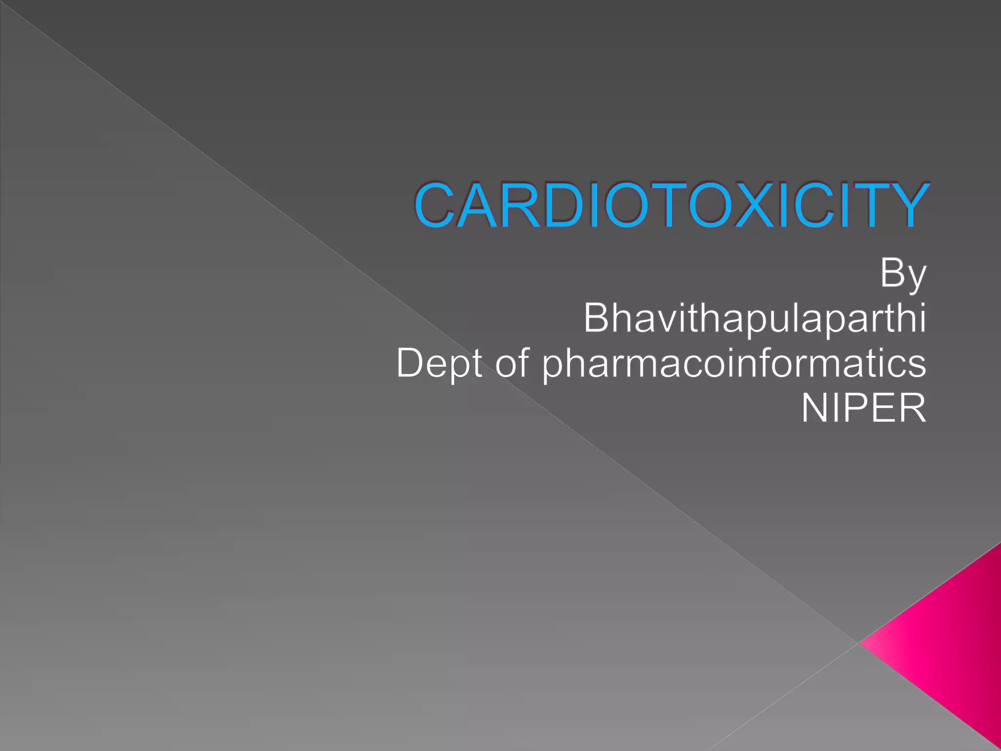 Cardiotoxicity | PPTX