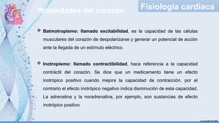 Fisiologia cardiovascular aplicada anestesia | PPTX