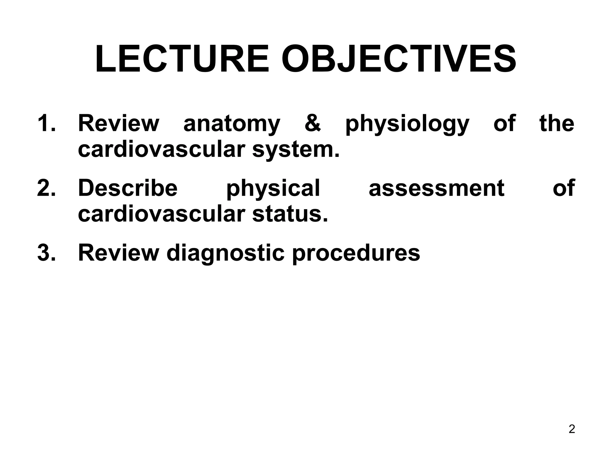 Cardiovascular assessment | PPT