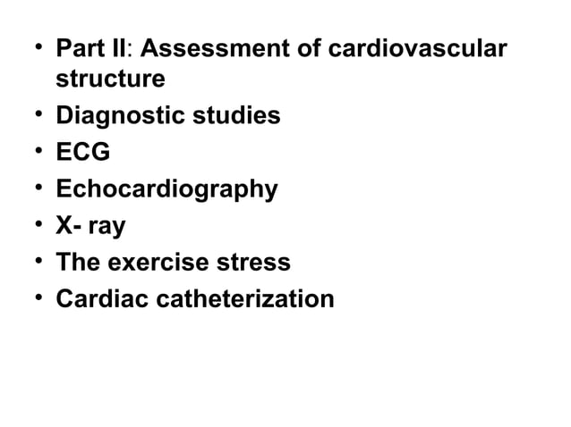 Cardiovascular assessment | PPT