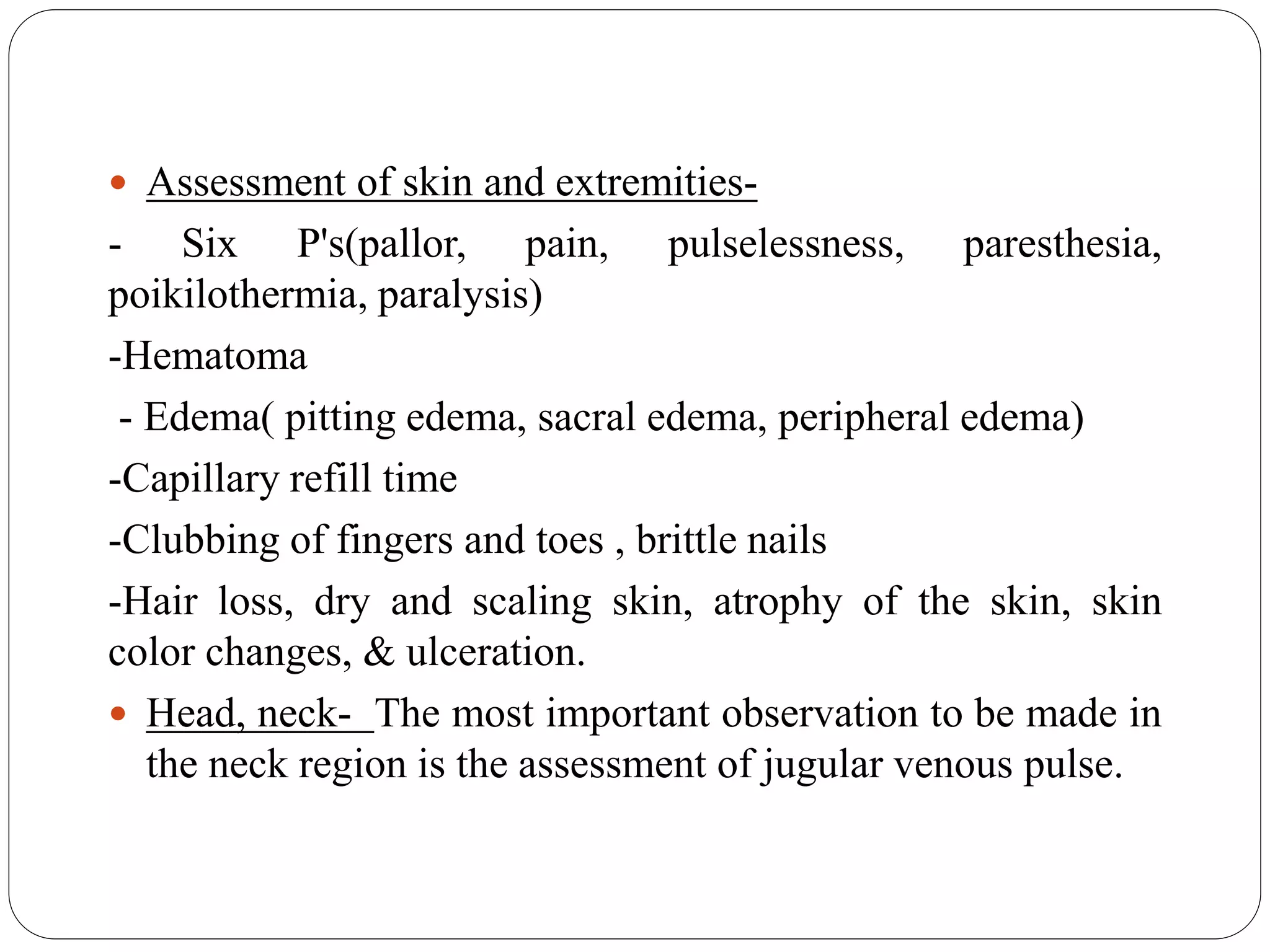 Cardiovascular assessment and diagnostic investigations ppt slideshare ...