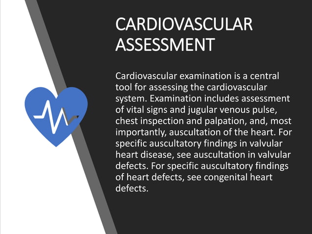 Cardiovascular assessment | PPTX | Heart and Cardiovascular Diseases ...