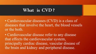 Cardiovascular Disease Power point presentation | PPTX
