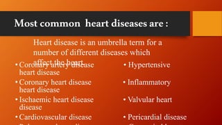 Cardiovascular Disease Power point presentation | PPTX