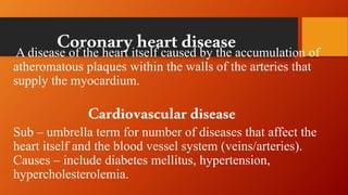 Cardiovascular Disease Power point presentation | PPTX