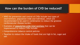 Cardio vascular diseases | PPTX | Blood Disorders | Diseases and Conditions