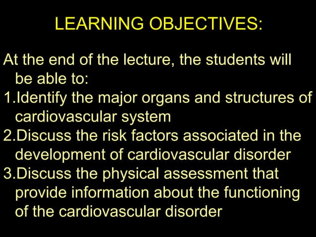 Cardiovascular disorders | PPT