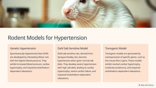 Cardiovascular Disorders Experimental Models | PPTX