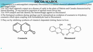 Cardiovascular drug as a lead cound | PPTX