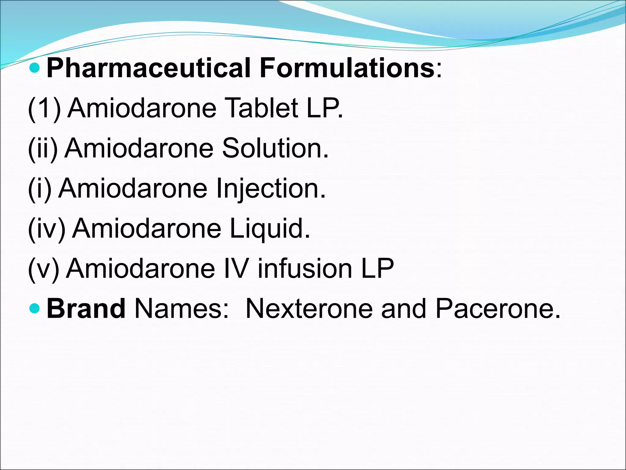 Cardio vascular drugs | PPT