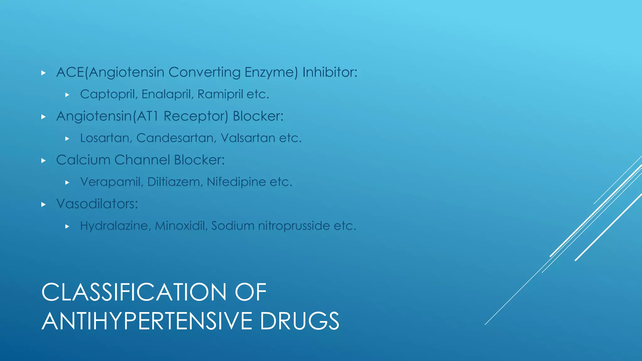 Cardiovascular drugs based on ACE inhibitors | PPTX