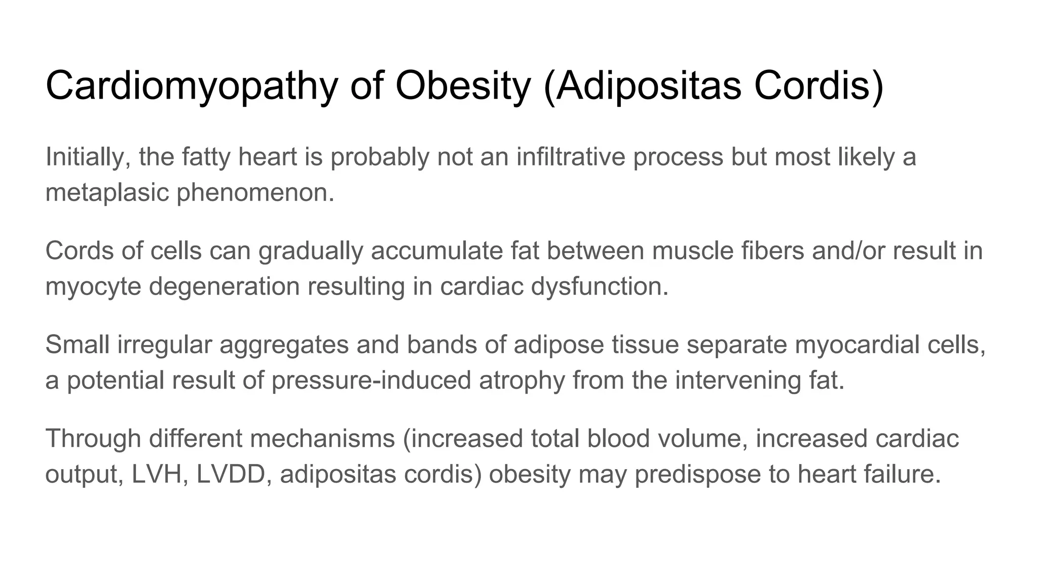 Cardiovascular effects of obesity | PDF