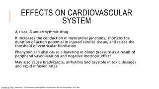 Cardiovascular Effects of Phenytoin | PPTX