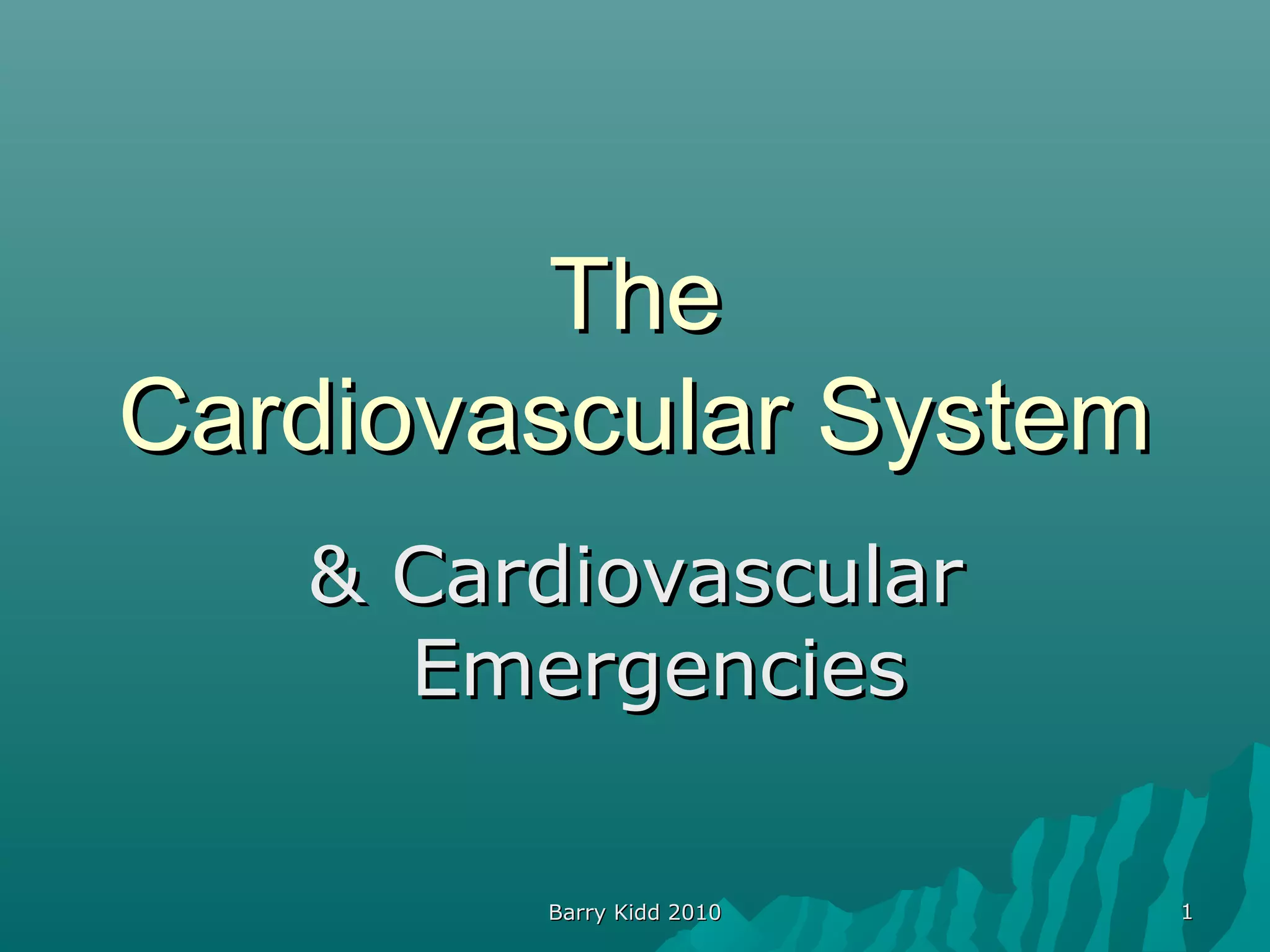 Cardiovascular emergencies | PPT