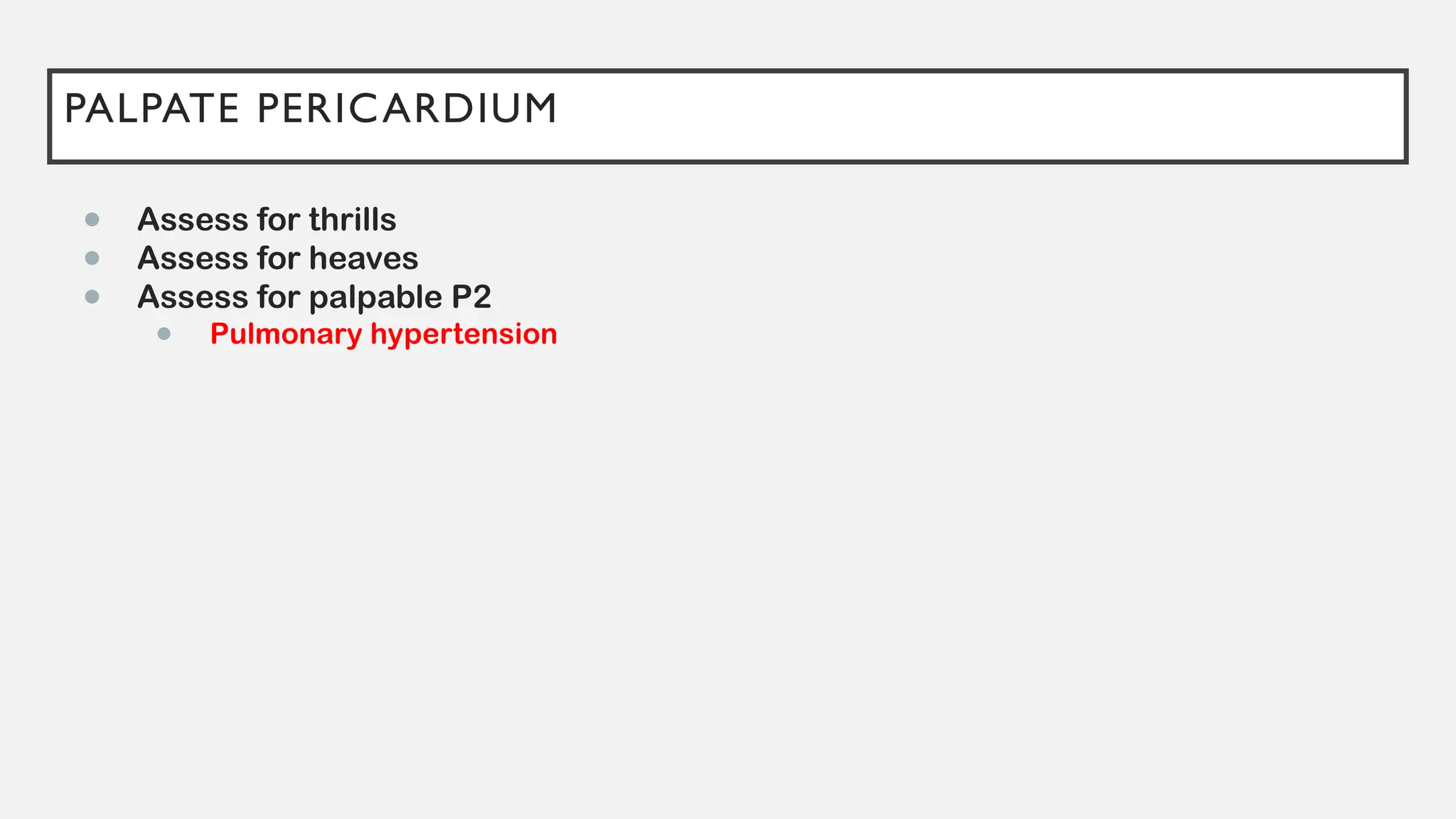 Cardiovascular exam for medical students | PPTX