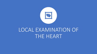 Cardiovascular examination | PPTX