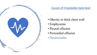 Cardiovascular examination | PPTX