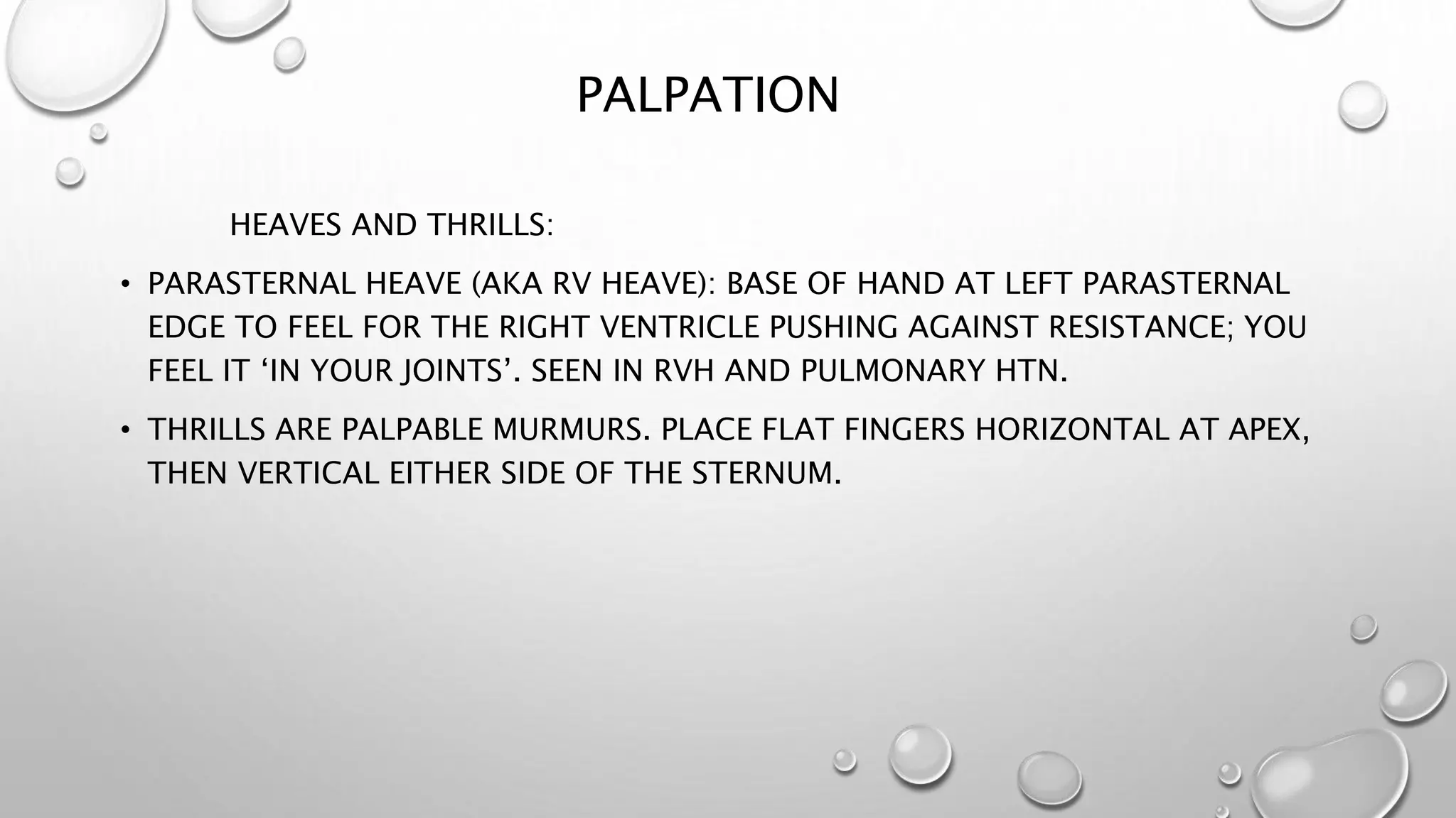Cardiovascular examination | PPTX