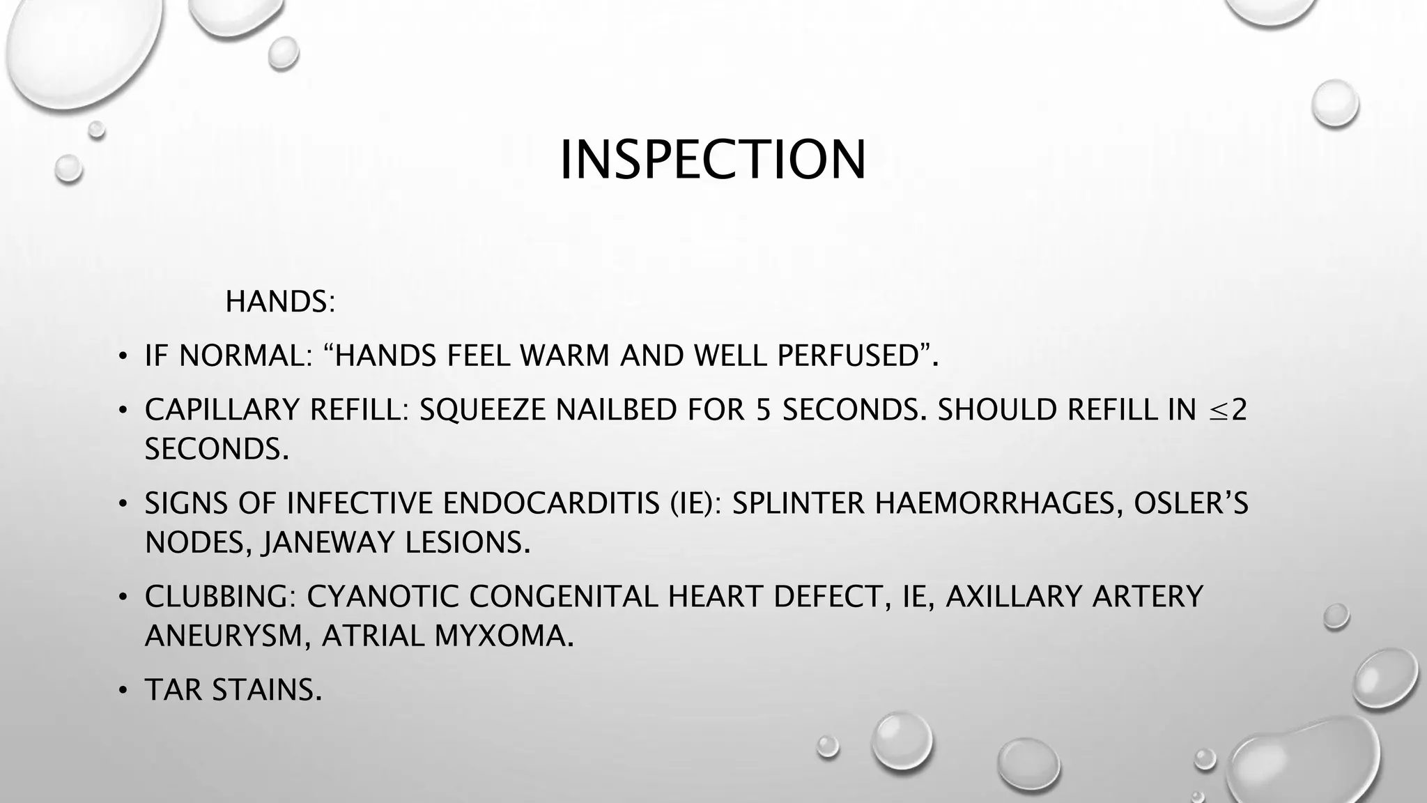 Cardiovascular examination | PPT