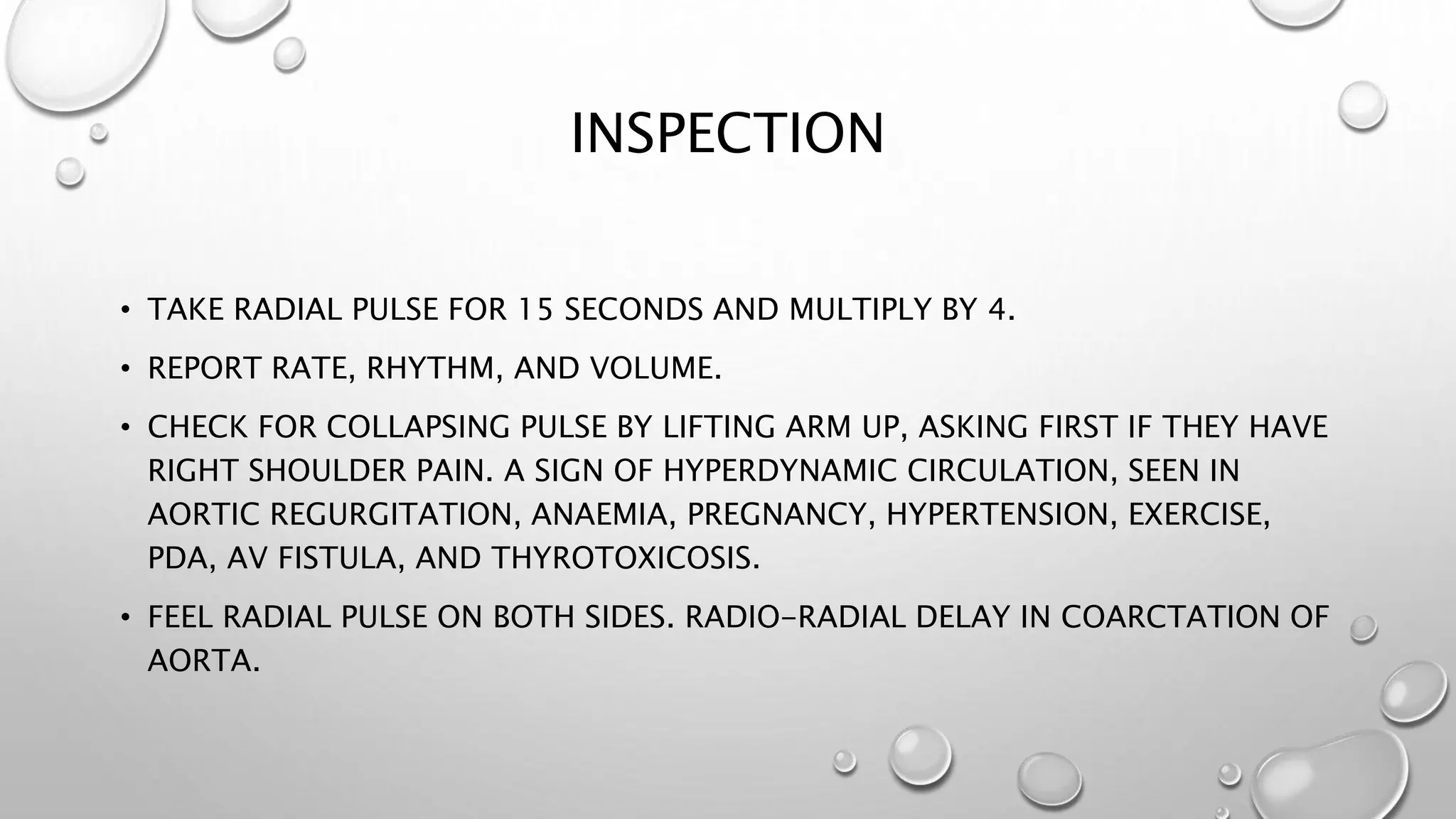 Cardiovascular examination | PPTX