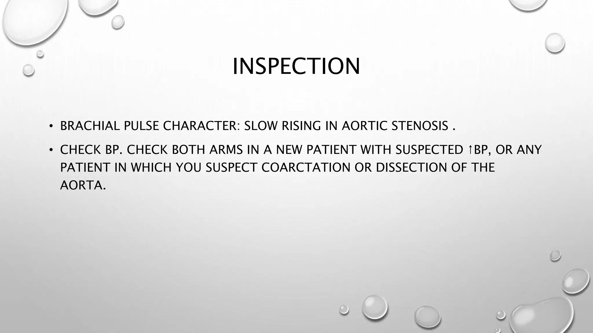 Cardiovascular examination | PPT