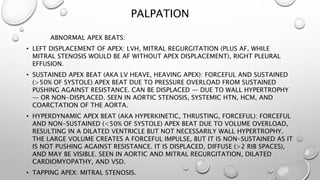 Cardiovascular examination | PPTX