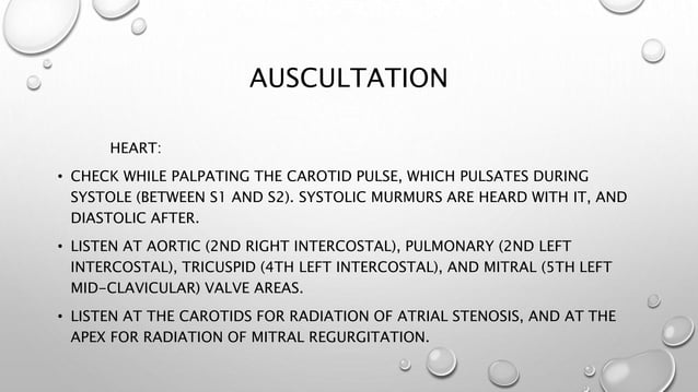Cardiovascular examination | PPT