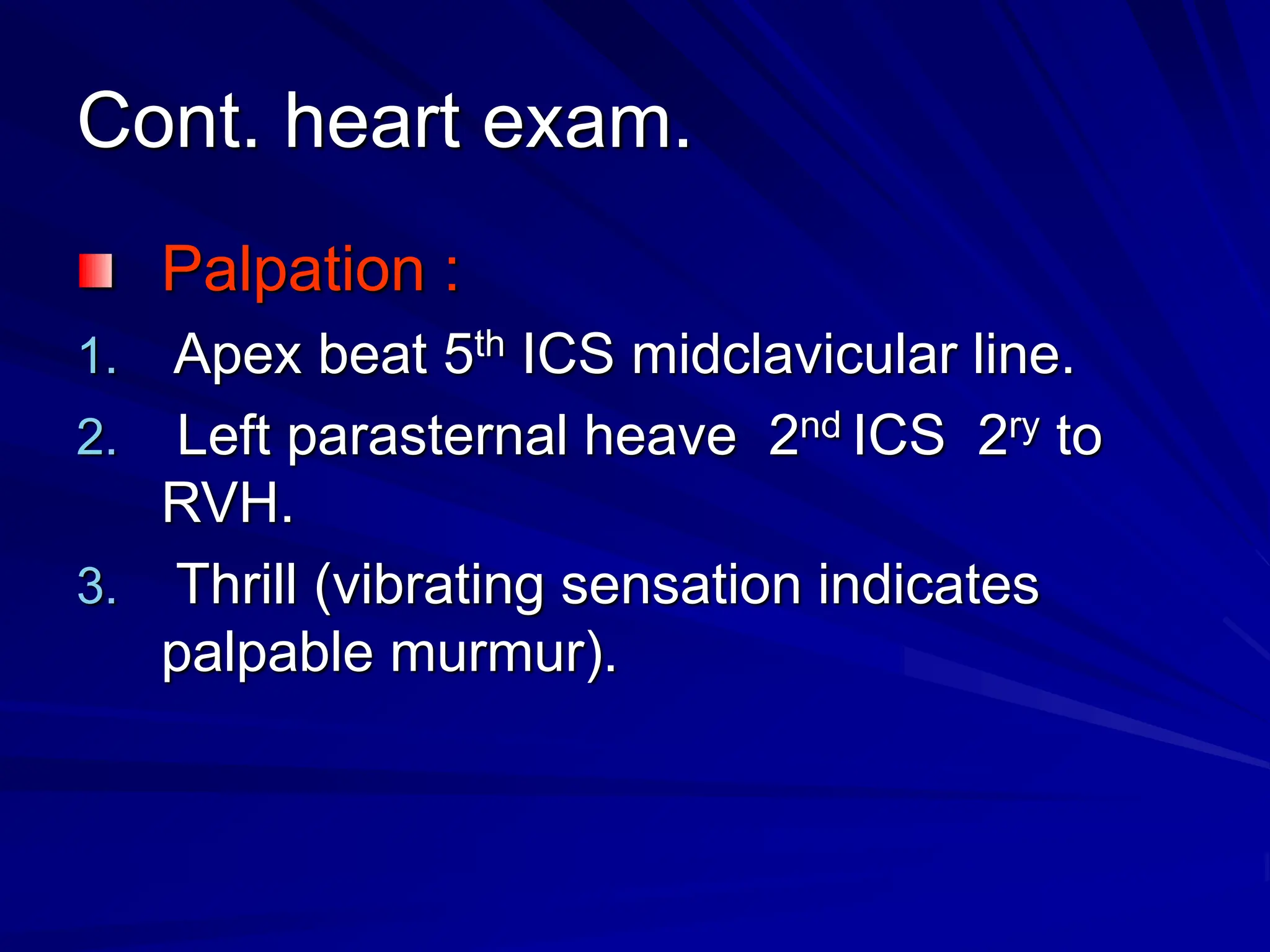 Cardiovascular Examination. Cardiovascular Examination. | PPT