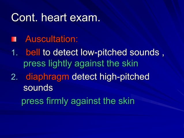 Cardiovascular Examination. Cardiovascular Examination. | PPT
