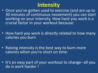 Cardiovascular exercises benefits, frequency and duration | PPTX