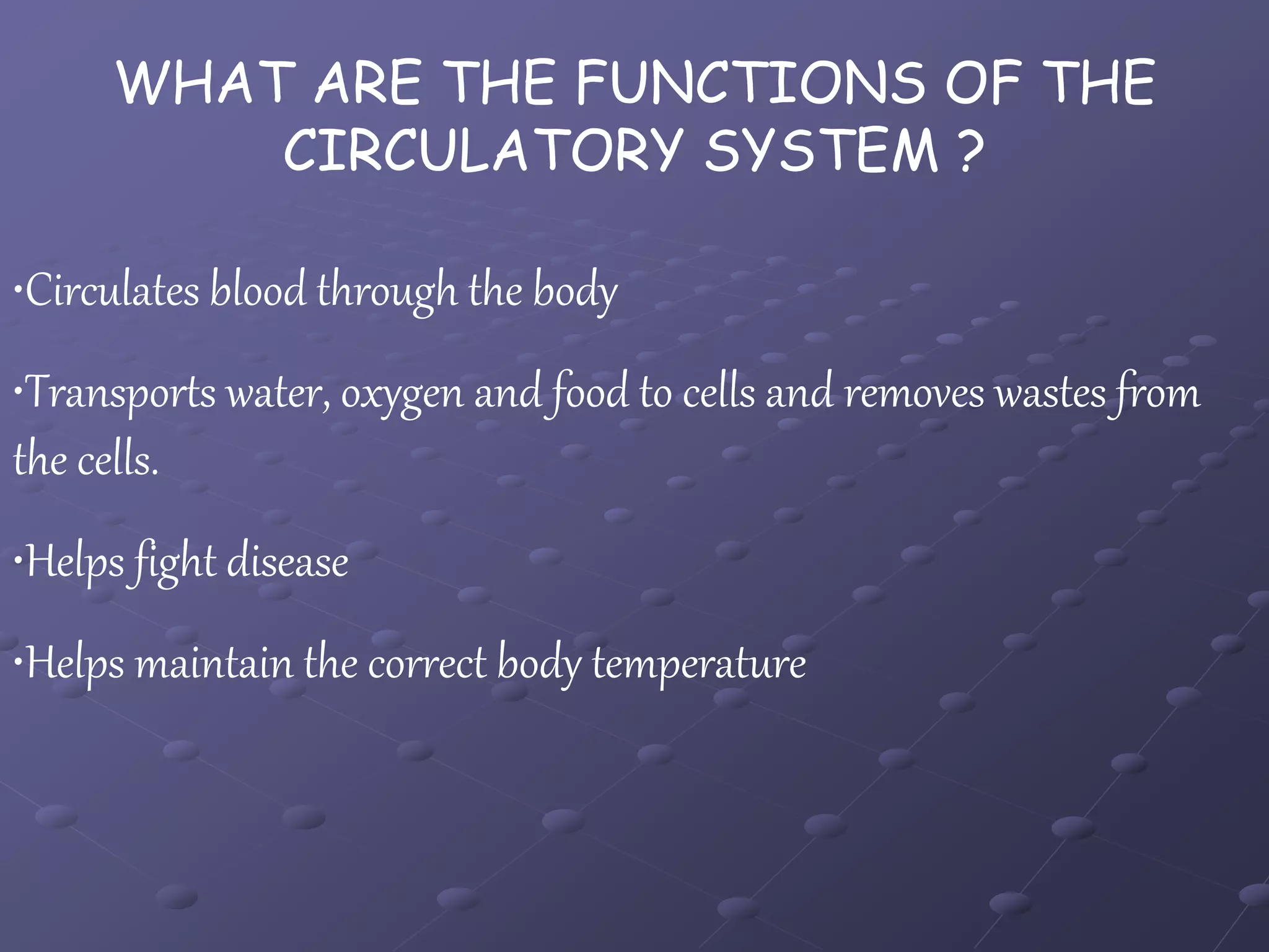 Cardiovascular fitness the circulatory system | PPT