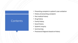 Cardiovascular history taking | PPTX