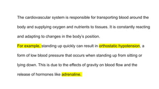 CARDIOVASCULAR HOMEOSTASIS IN EXERCISE AND POSTURE.pptx
