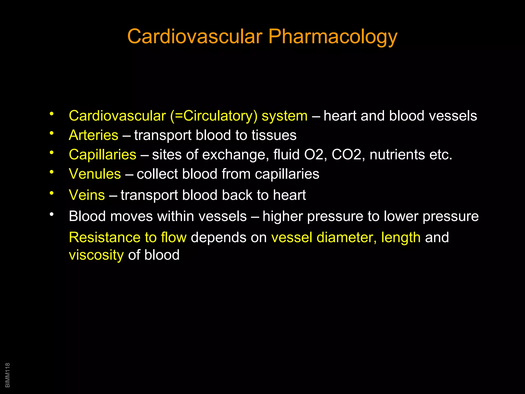 Cardiovascular pharmacology | PPT