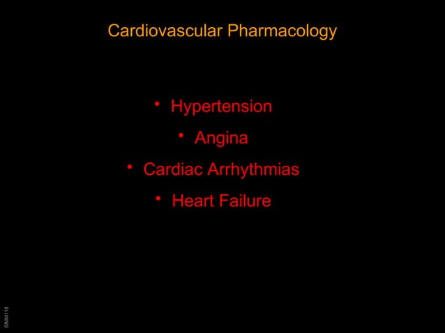 Cardiovascular pharmacology | PPT | Heart and Cardiovascular Diseases ...