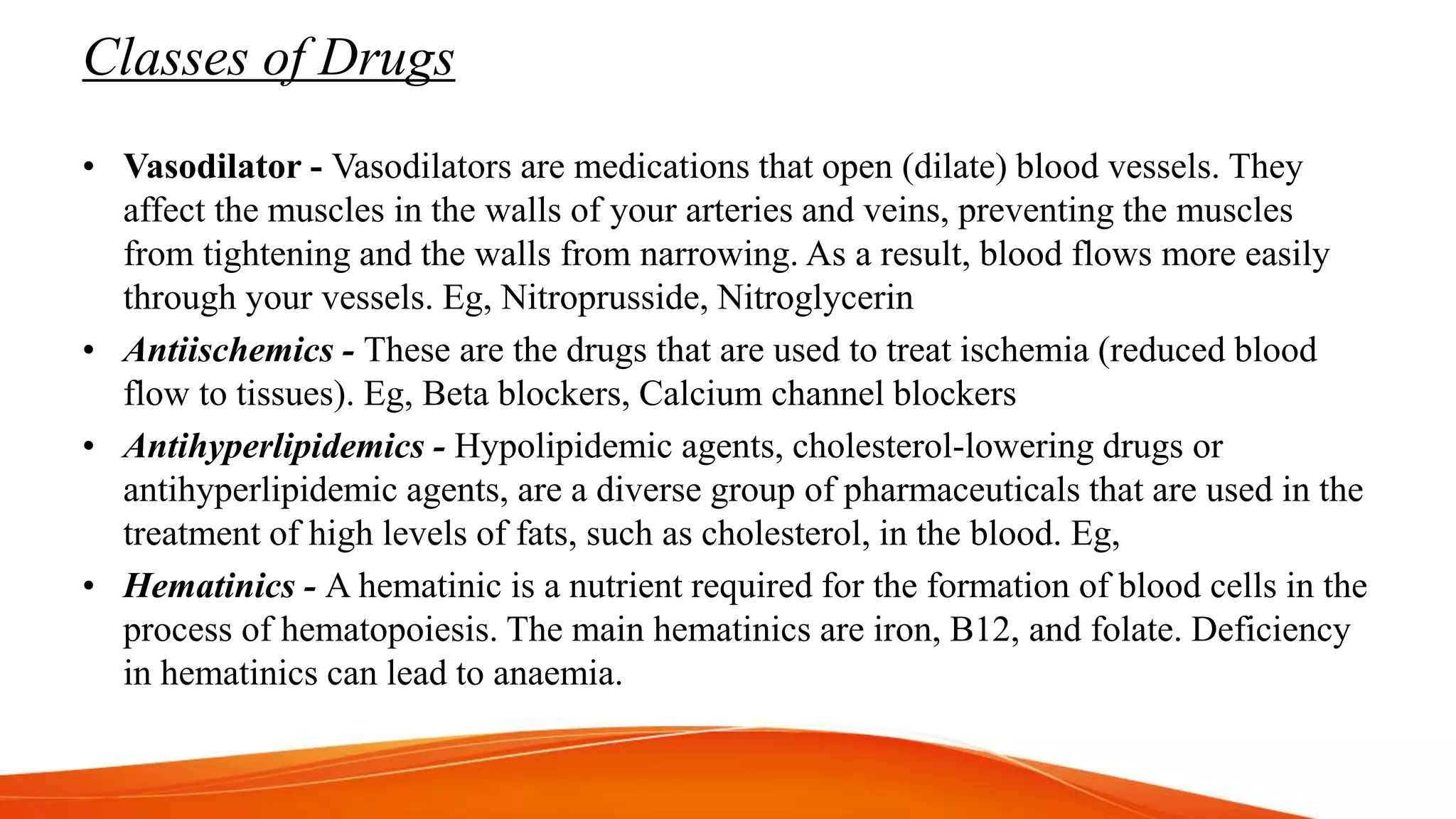 Cardiovascular Pharmacology | Definition | Disorders | Drugs | PPTX
