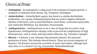 Cardiovascular Pharmacology | Definition | Disorders | Drugs | PPTX